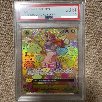 PSA10 Nami SR-SPC OP08-No.106 Emperors in the New World ONE PIECE Card Japanese | eBay