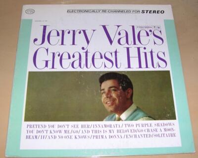 JERRY VALE - Jerry Vale's Greatest Hits (LP, 1961) Very Good+ | eBay