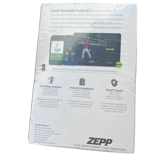 Zepp 2 Baseball Softball 3d Swing Analyzer ZA2B1NE for sale online | eBay