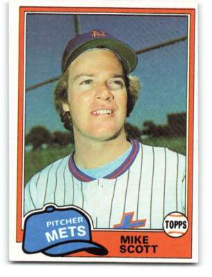 1981 Topps #109 Mike Scott NM Near Mint Mets | eBay