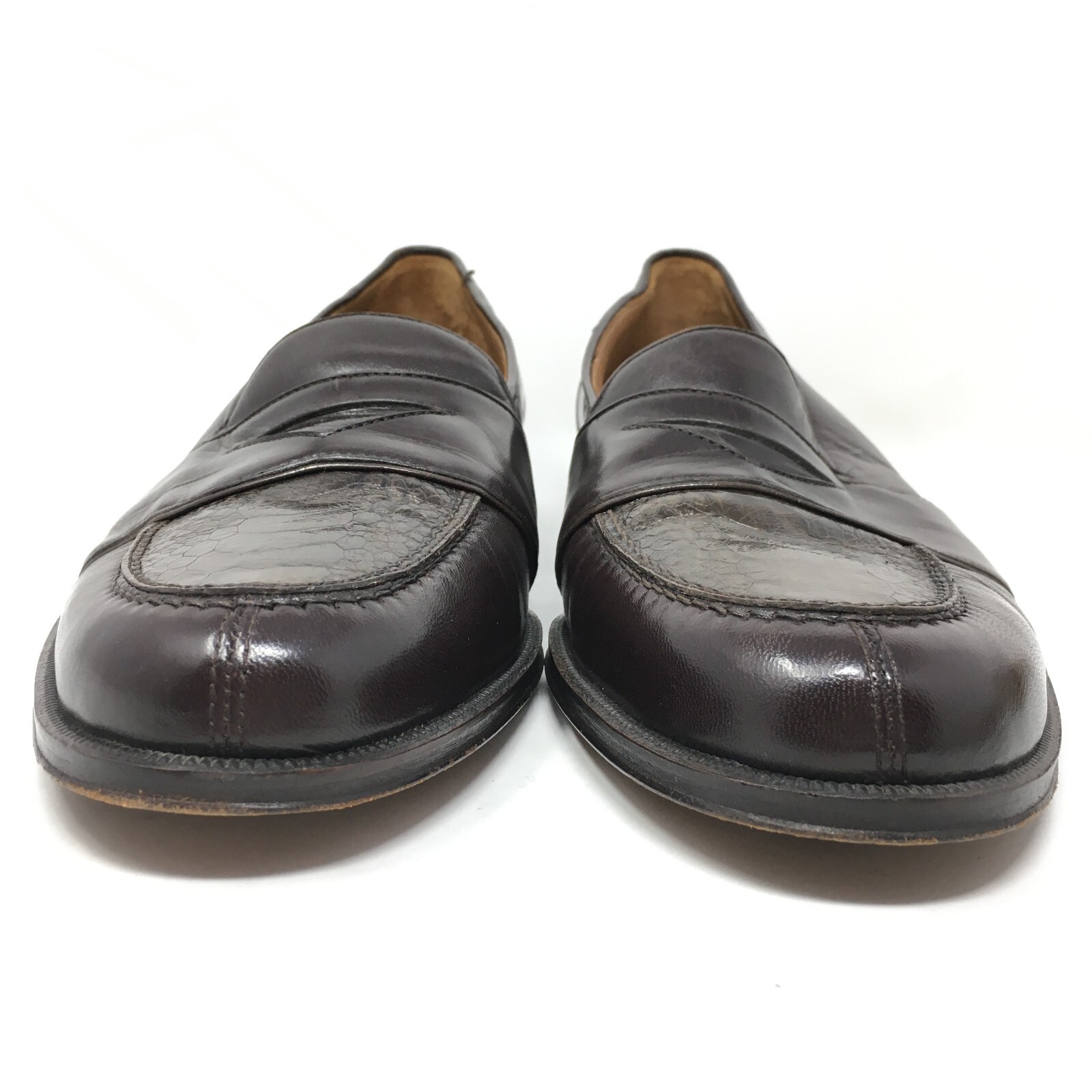 Magnanni Penny Loafers Dress Shoes Mens Size 10.5 B Brown Genuine ...