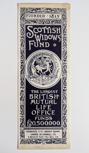 Vintage Scottish Widows Fund Bookmark - June in the Austrian Tyrol, J ...