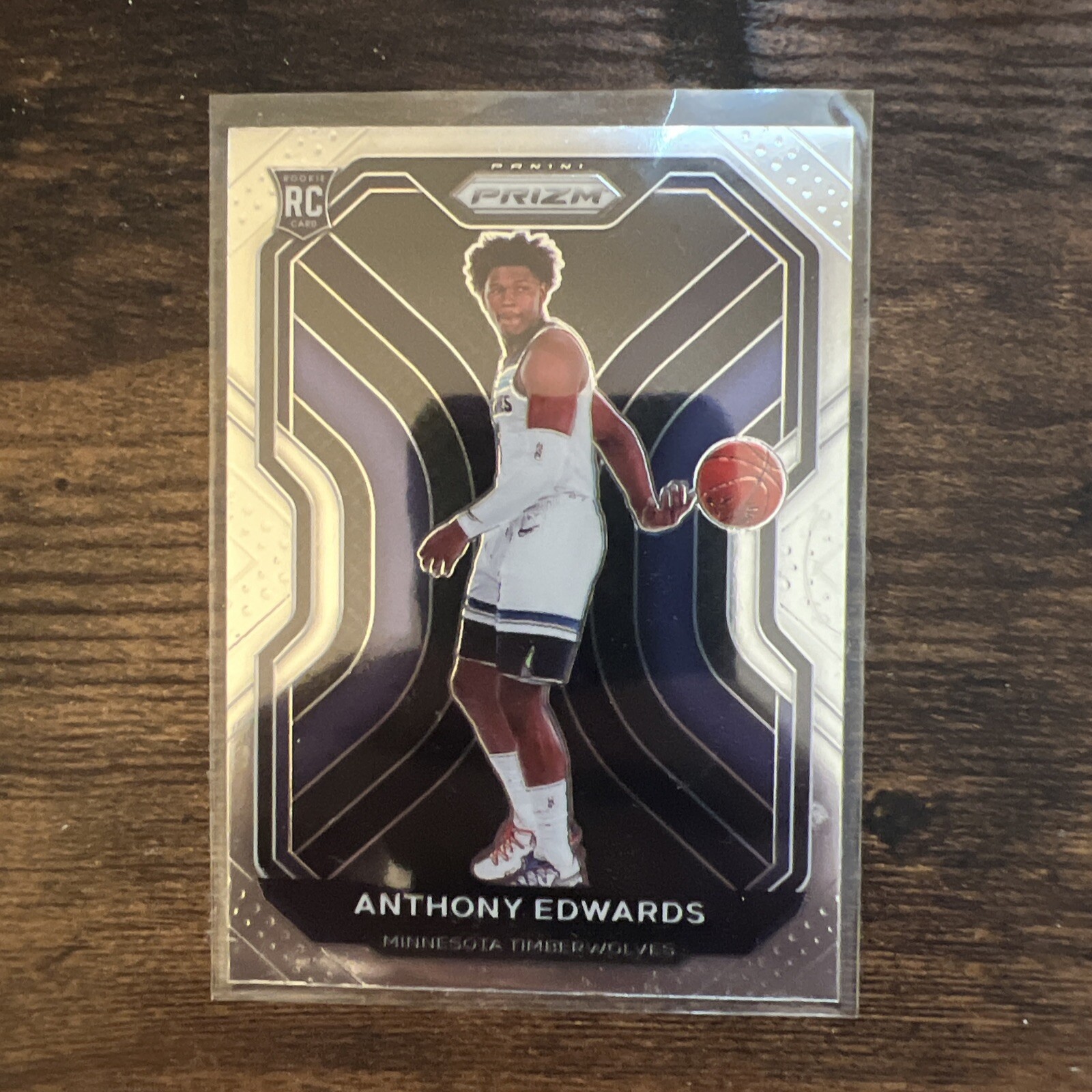 2020-21 ANTHONY EDWARDS Panini Prizm Rookie Card NBA Minnesota ...