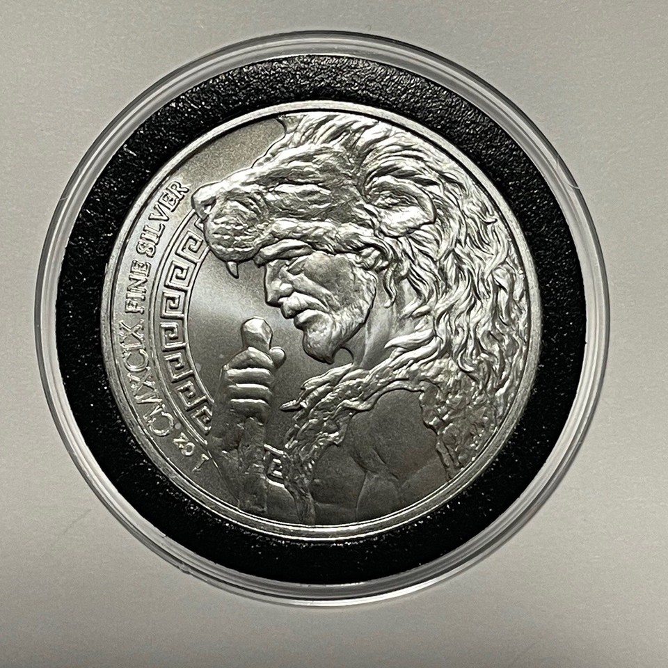 Mares Of Diomedes Hercules VIII Rare Coin 1 Troy Oz .999 Fine Silver ...