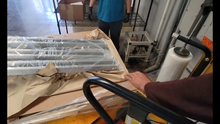 Stretch Wrap Turntable With Wrapper | eBay