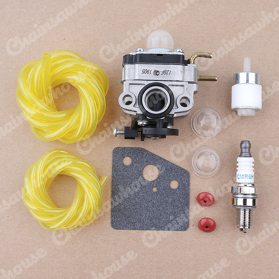 Carburetor Spark Plug Kit Fit Troy-Bilt TB146EC (21AK146G766) Tiller ...