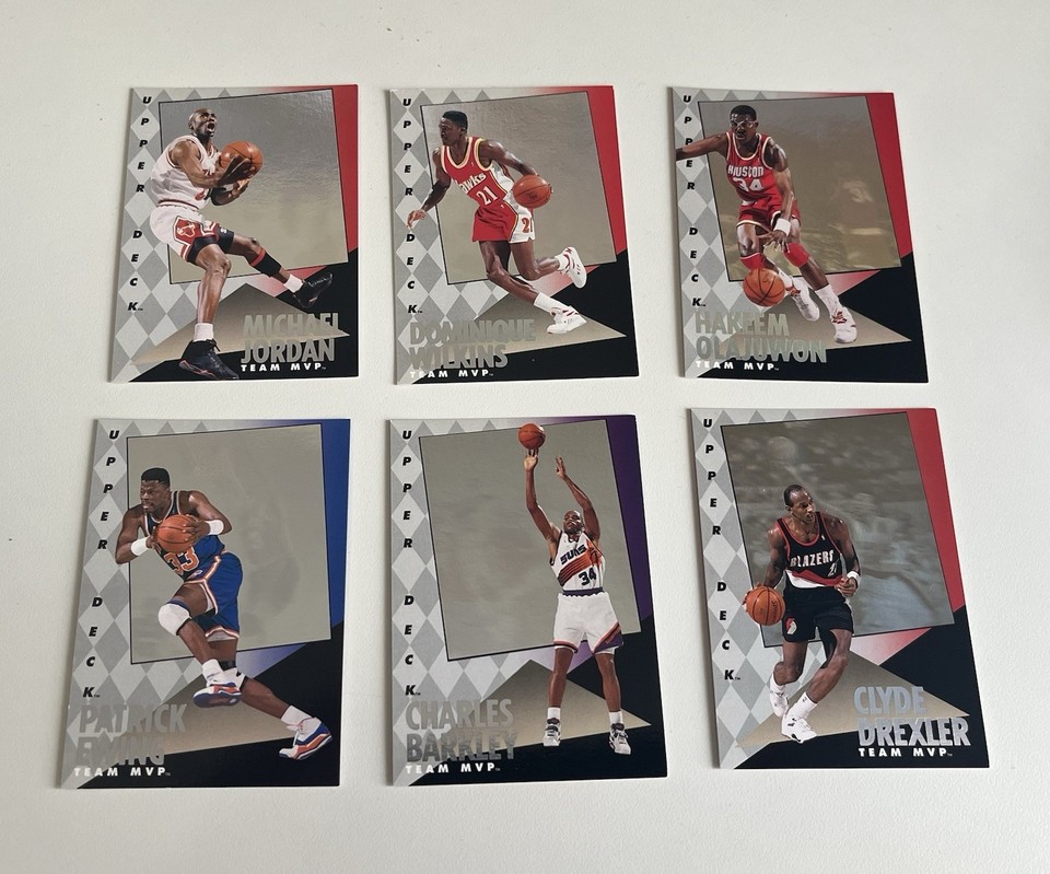1992-93 Upper Deck NBA MVP Hologram Set Complete 36 Cards Jordan ...
