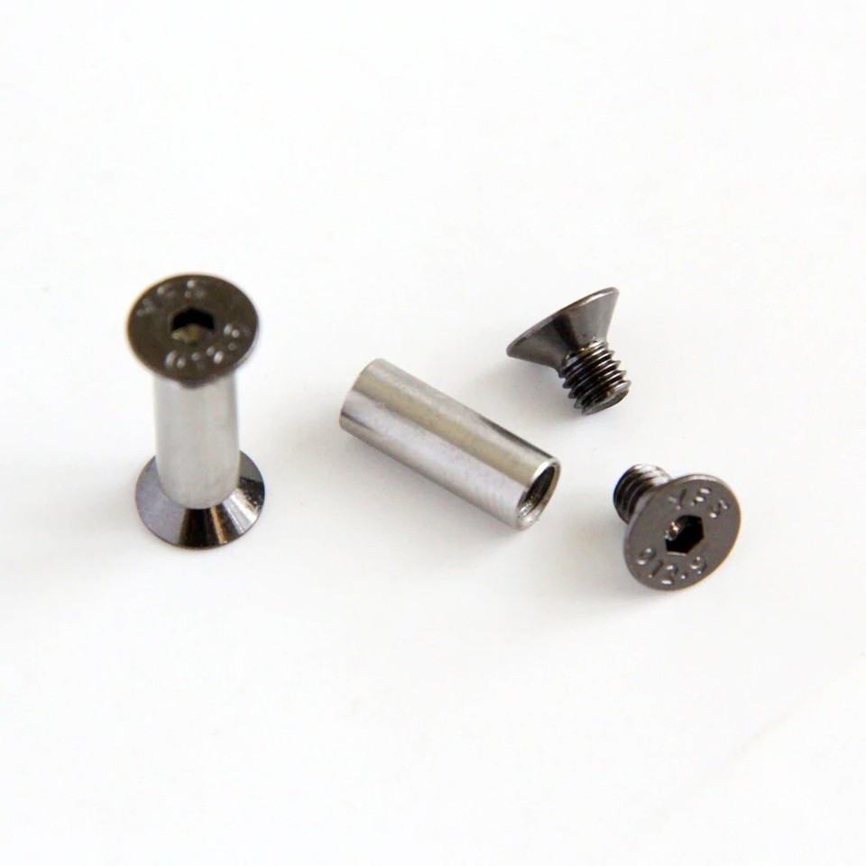 Knife Handle Bolt Rivets Scale Screw Fastener Nut Flat Hex Head Knives ...