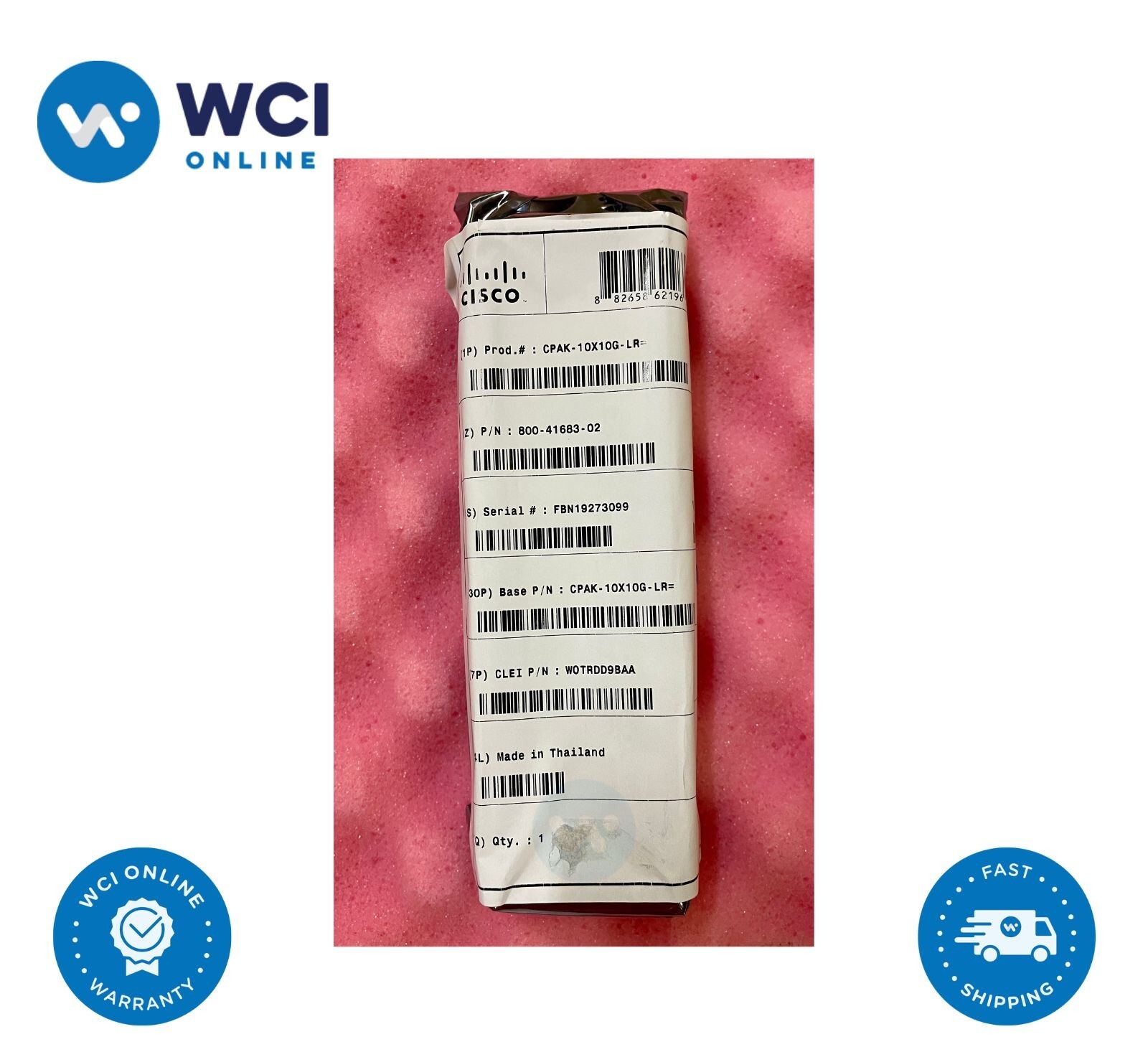 Cisco CPAK-10X10G-LR CPAK Module for SMF *New Genuine* | eBay