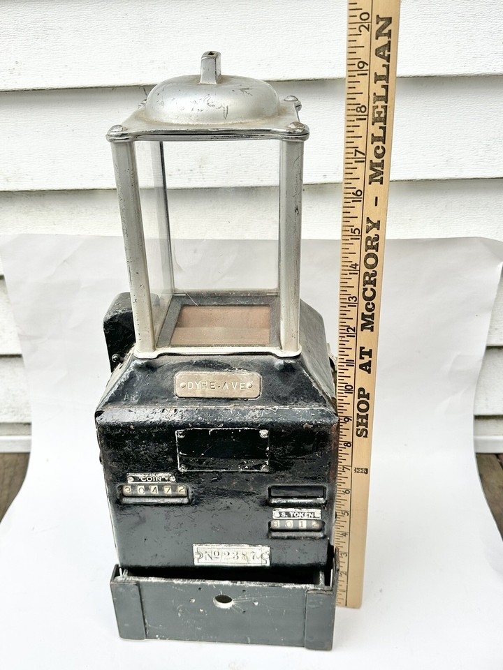 Antique Fare Box Bus Trolley Street Car Coin/token/Ticket Machine ...