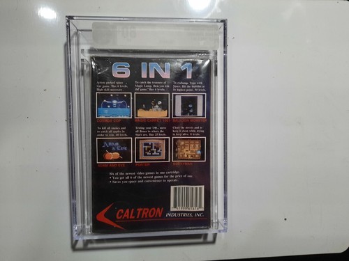 NES "CALTRON 6 IN 1" Unlicensed game "VGA 80+ NM Sealed" 1992 XLNT ...