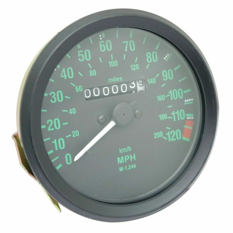 Dual Reading Speedometer 120 MPH 200 Kph For BMW R65 R80GS R100 GS PD ...