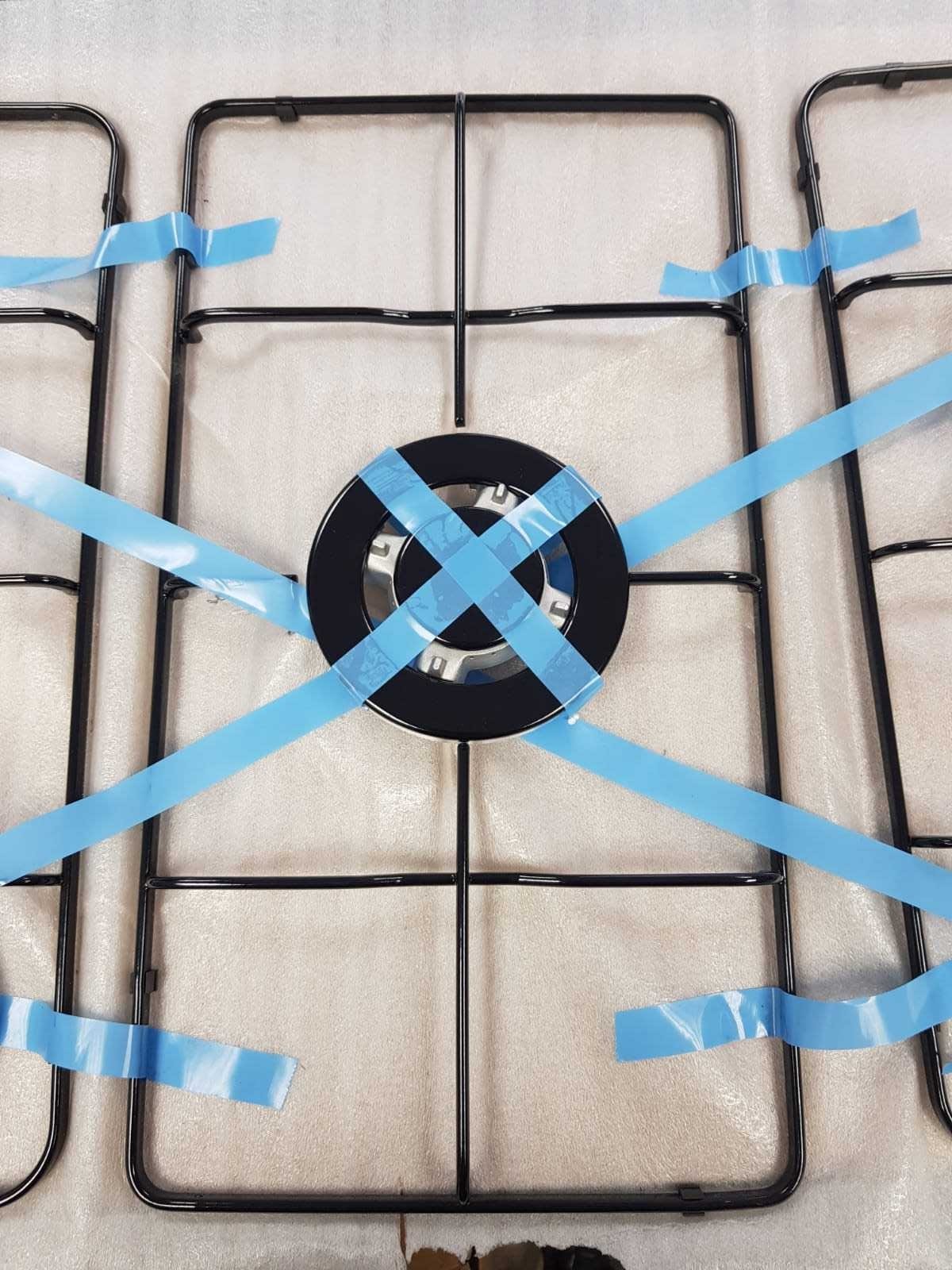 LOGIK LFTG90X17 90cm Range Cooker !!!PAN SUPPORT, BURNERS & CAPS ONLY ...