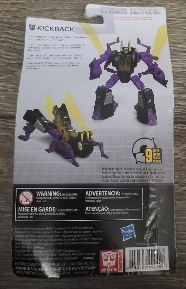 Transformers generations Titans Return -Kickback-Collect/Toy- Authentic ...