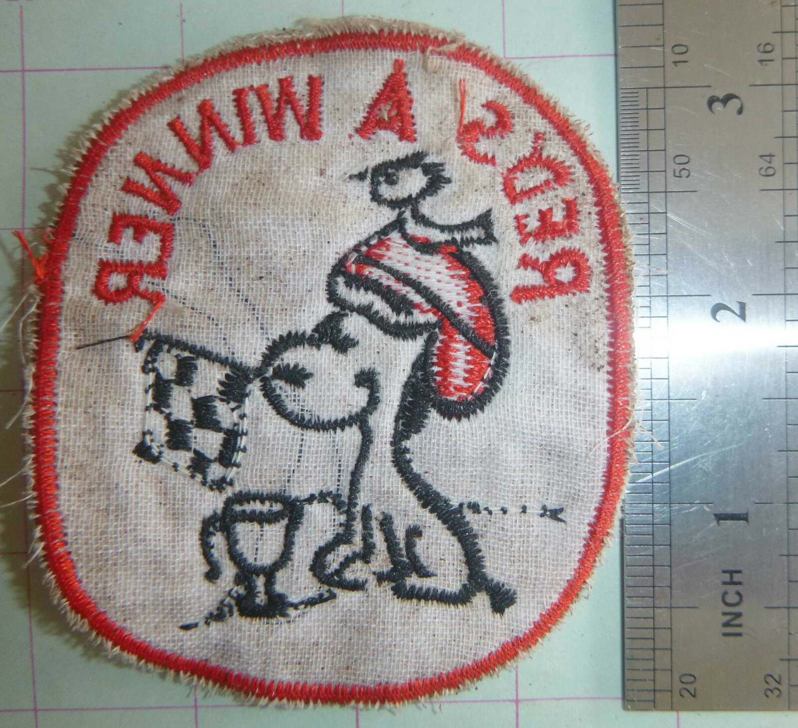 Red's a Winner - Patch - Snoopy and Woodstock - 20th TASS - Vietnam War ...