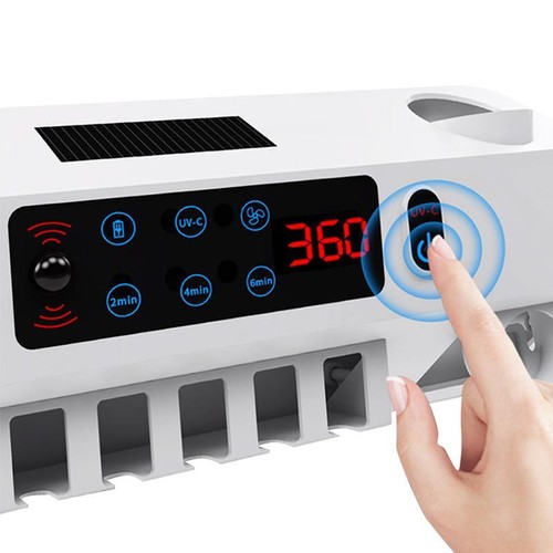 3-in-1 Solar Toothbrush Sterilizer Holder UV Cleaner - Keep Teeth ...