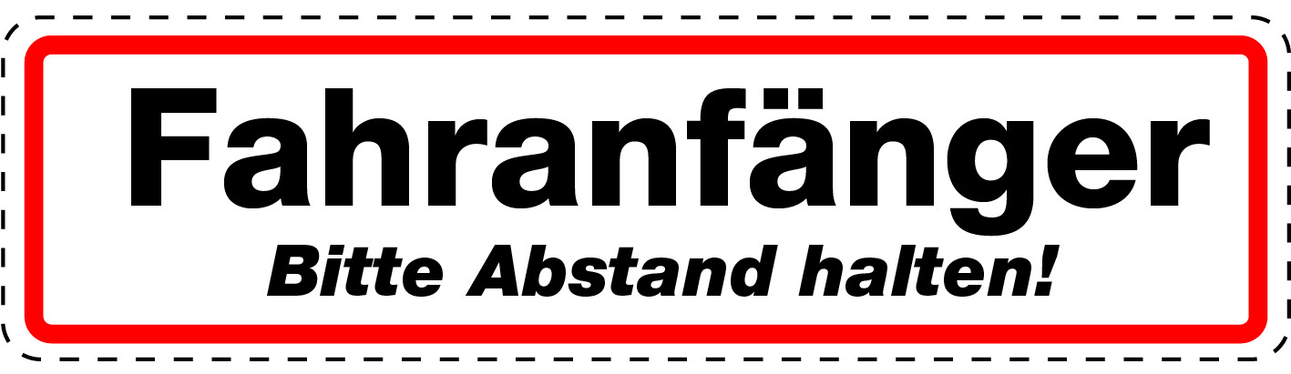 Aufkleber Fahranfänger Hinweis Auto Anfänger