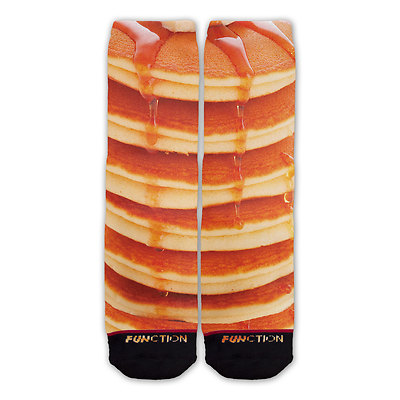 Function - Pancake Stack Fashion Socks Waffle Bacon Eggs Funny Food ...