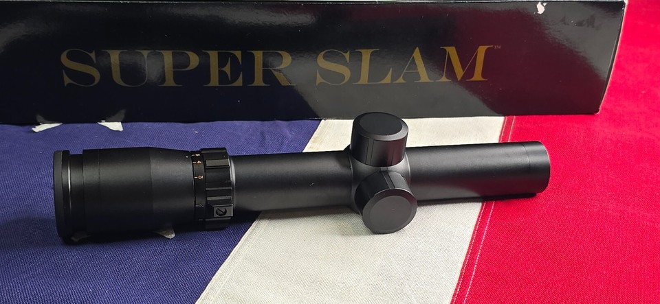 WEAVER SUPER SLAM Dangerous Game 1-5x24 Rifle Scope 30mm Matte Dual-X ...
