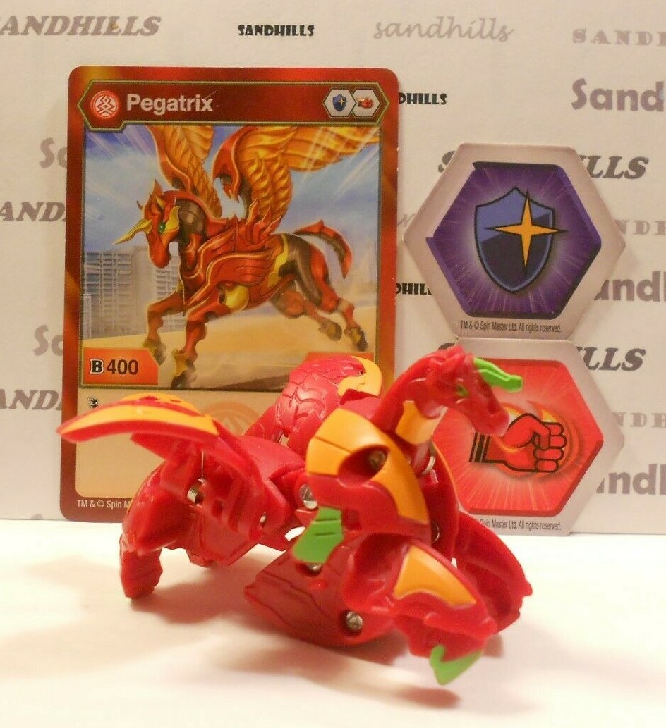 Bakugan Pegatrix Armored Alliance Red Pyrus B400 - Pegatrix Card - 2 ...