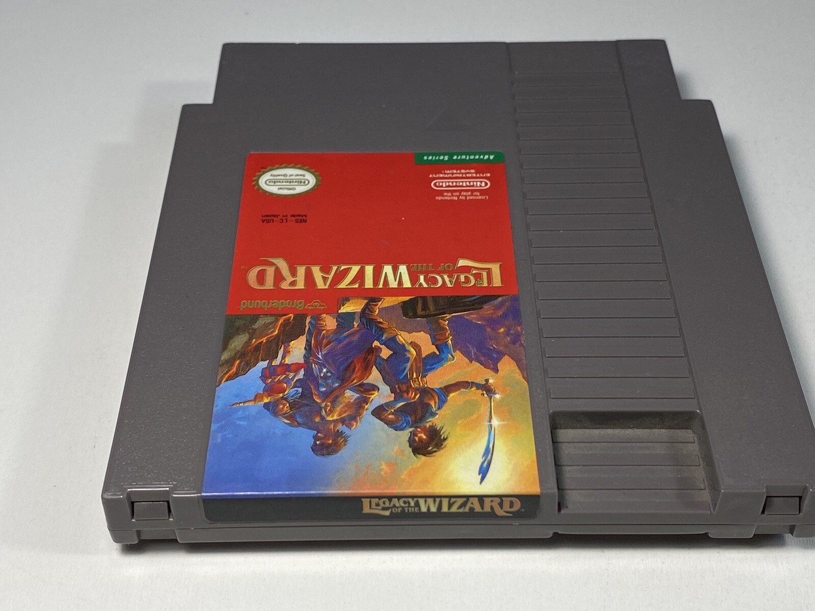 LEGACY OF THE WIZARD -- NES NINTENDO CLASSIC ORIGINAL GAME CLEAN TESTED ...