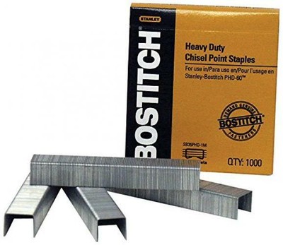 Bostitch SB35PHD1M Heavy Duty Chisel Point Staples 1000 per Box ...