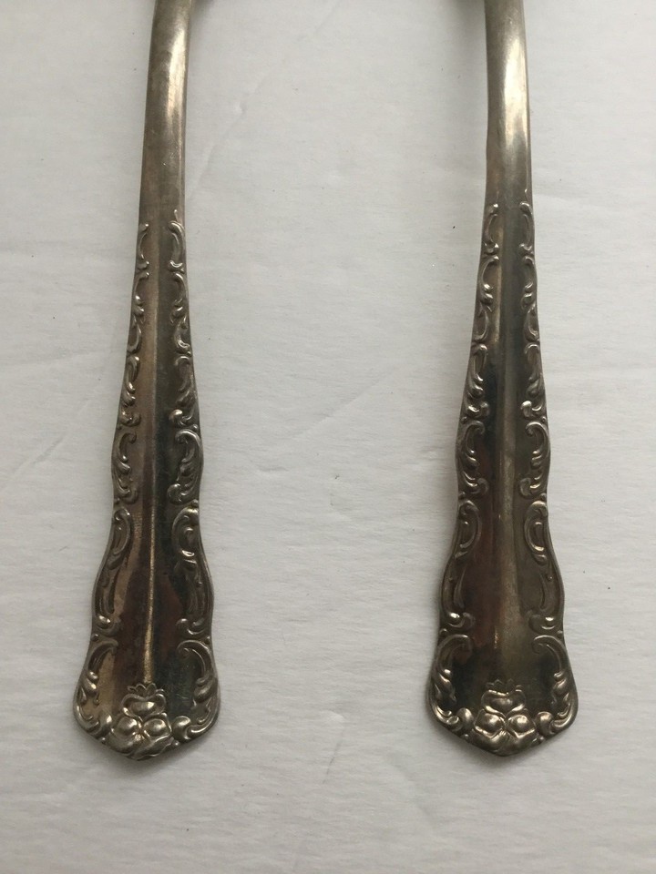 Vtg Lashar Silver Silverplate Flatware Soup Spoon Pair 2 Dresden 1911 8 ...