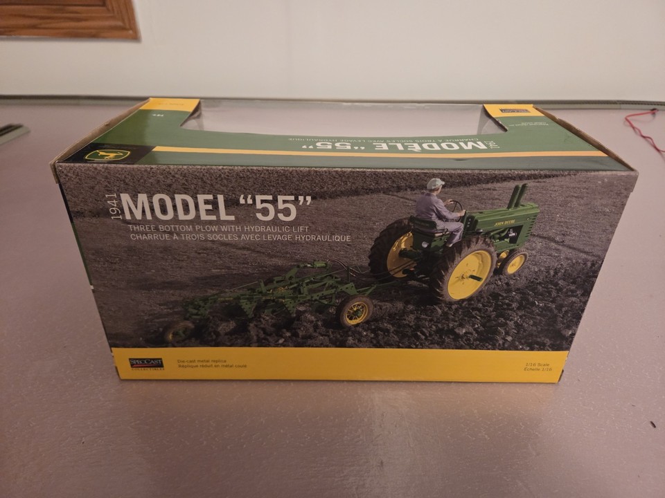 John Deere SpecCast 1941 Model 55 Three Bottom Plow Hydraulic Lift Die ...