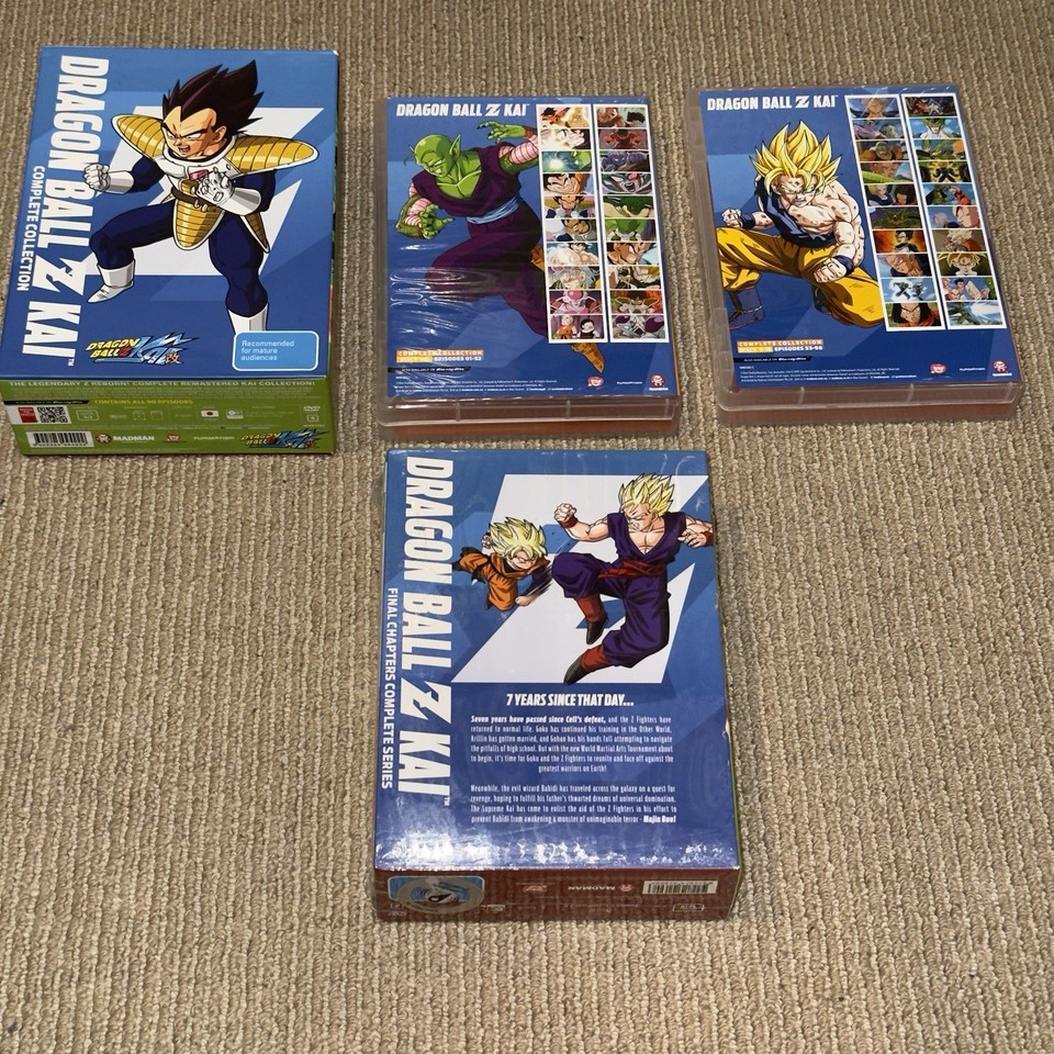 Dragon Ball DVD Lot DBZ Seasons 1 9 GT Kai Super Collections Bundle | eBay