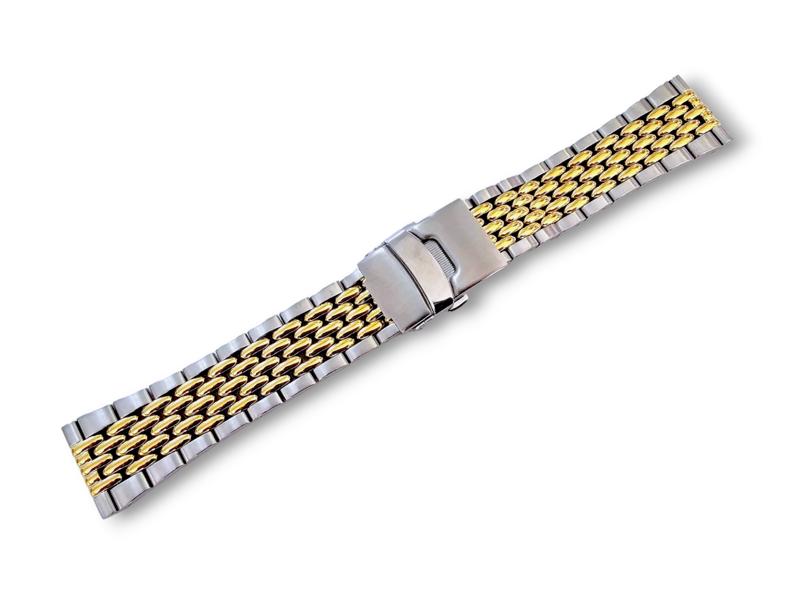 Prestige Beads of Rice Bracelet Watch Strap 316L Stainless Steel 18mm ...