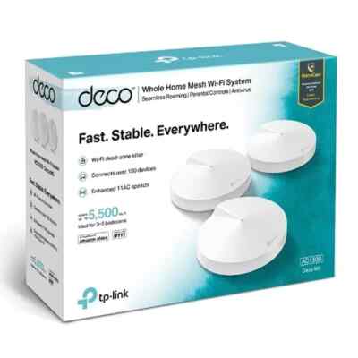 TP-LINK Deco M5 1300 Mbps 2 Port 1300 Mbps Wireless Mesh Routers (3 ...