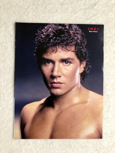 BILLY HUFSEY 1984 FAME Clipping Poster Swedish magazine Okej 1980s | eBay