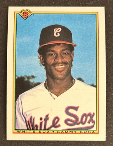 1990 Bowman Sammy Sosa Baseball Rookie Card (RC) #312 White Sox OF VGEX ...