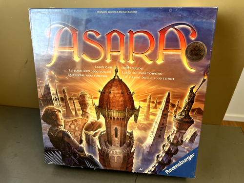 Asara Board Game 2010 Multi-Lingual, Ravensburger, Dented Box, SEALED ...