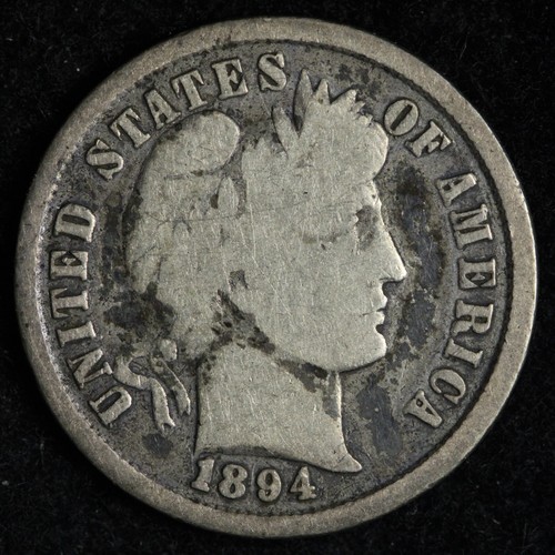 1894 Barber Silver Dime FINE E306 RONR | eBay