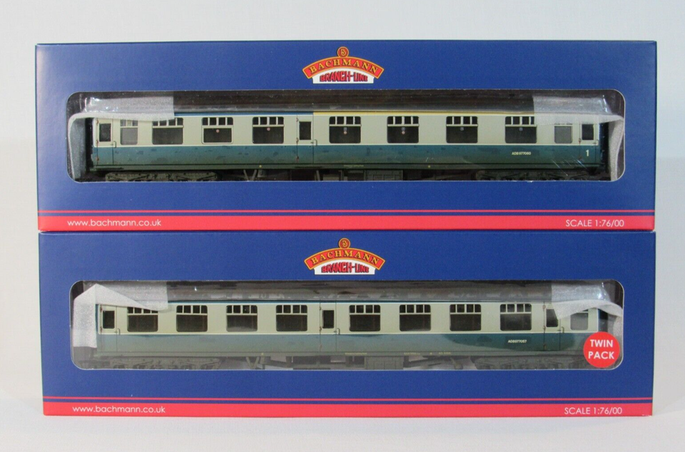 Bachmann 39-001 BR Mk1 SK Coach Twin Pack Works Test Train Blue&Grey ...