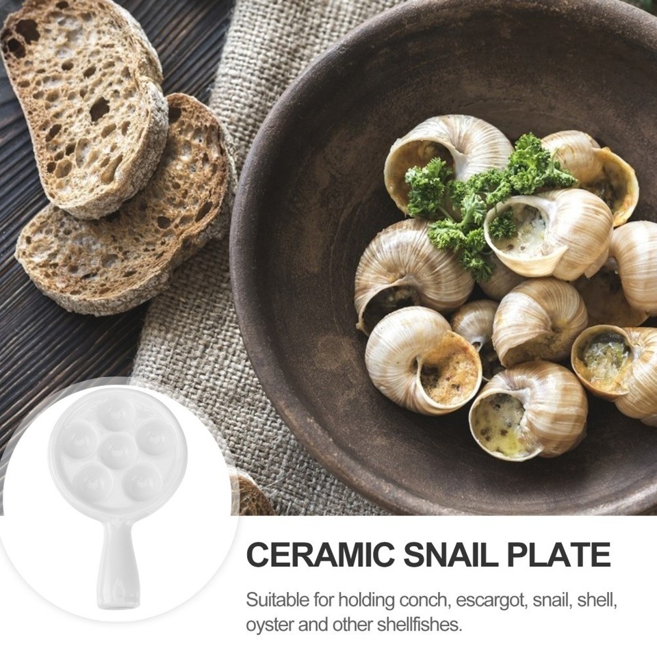 1Pc Multi-function Snail Escargot Baking Plate Kitchen Serving Utensil ...
