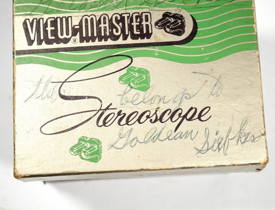 View-Master model Viewer Stereoscope Box 1949 order form nice! | eBay