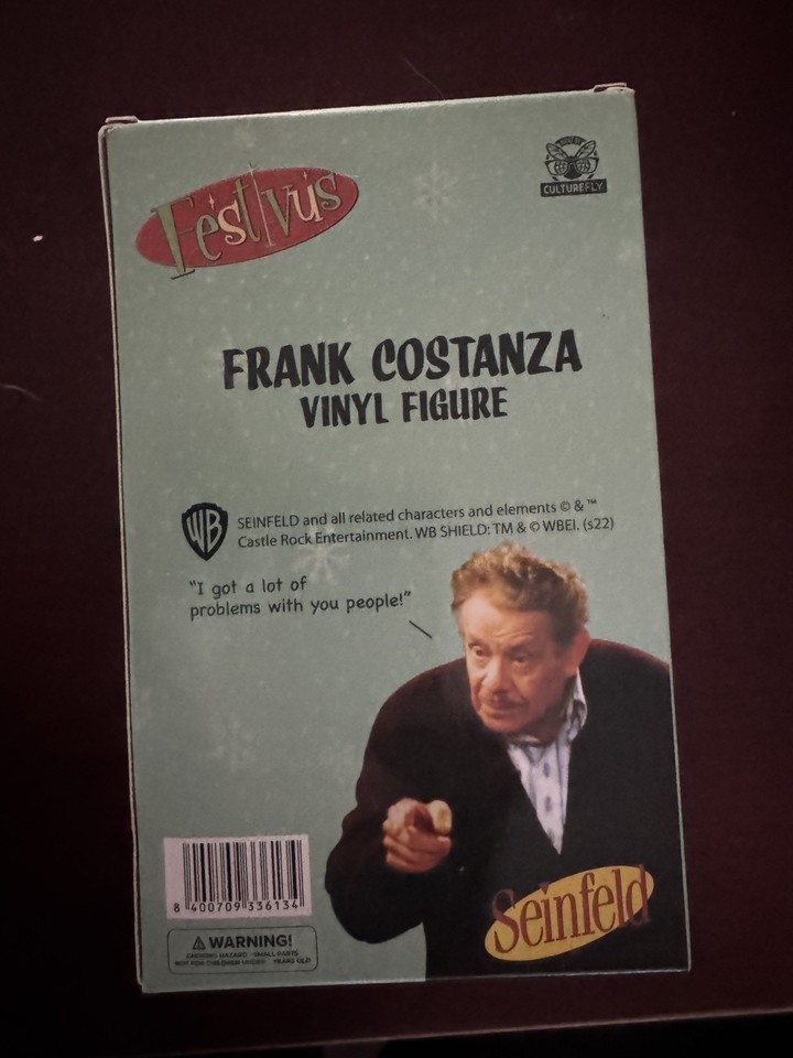 Seinfeld Frank Costanza Festivus Vinyl Figure with Pole by CultureFly ...