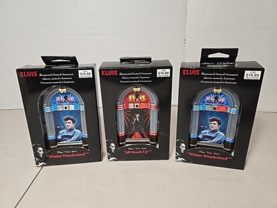 Elvis Presley Singing Jukebox All Shook Up Light Up Ornaments. NIB | eBay