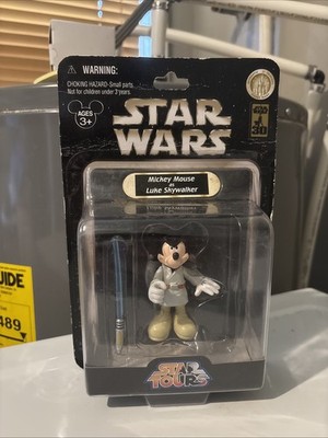 Star Wars Star Tours Mickey Mouse as Luke Skywalker 2007 Collectible | eBay