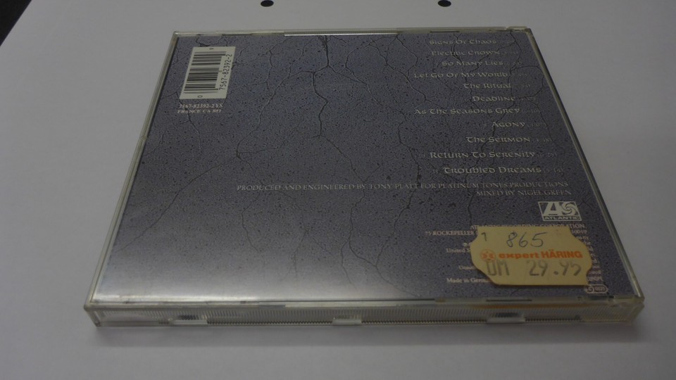 Testament – The Ritual CD von 1992 Atlantic – 7567-82392-2 | eBay.de