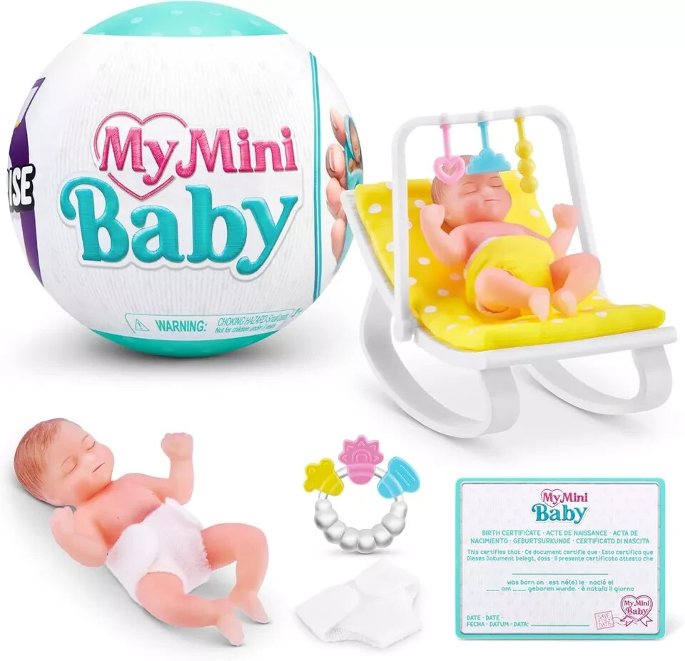 5 Surprise My Mini Baby Series 1, Single Capsule, By ZURU, Collectible ...