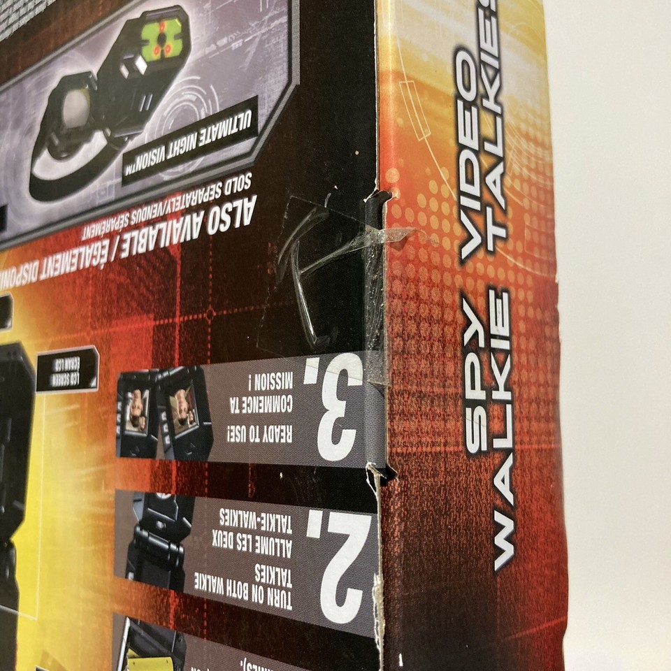 Spin Master SPY GEAR Spy Cam and Video Walkie Talkies NEW SEALED SEE⭐️ ...