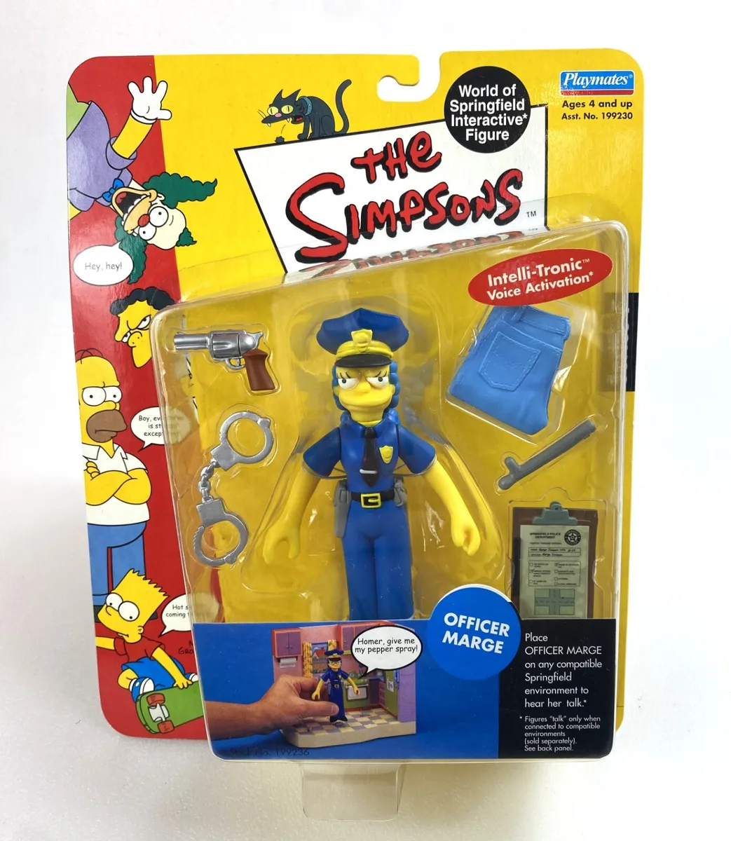 Playmates Toys The Simpsons Series 7: Officer Marge Action Figure for ...
