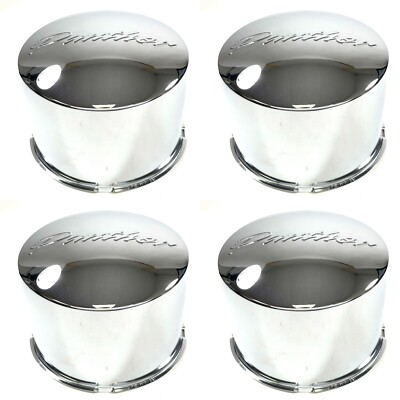 Panther Wheels Chrome Wheel Rim Center Cap # PCW-15 / EMR129 (4 CAP) 5. ...