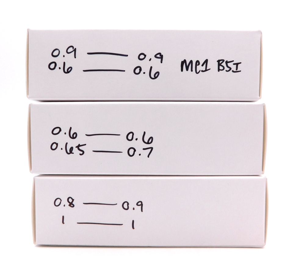 3 x Vintage Mullard ECC83 12AX7 Long Plate Square Getter Valves Tubes ...