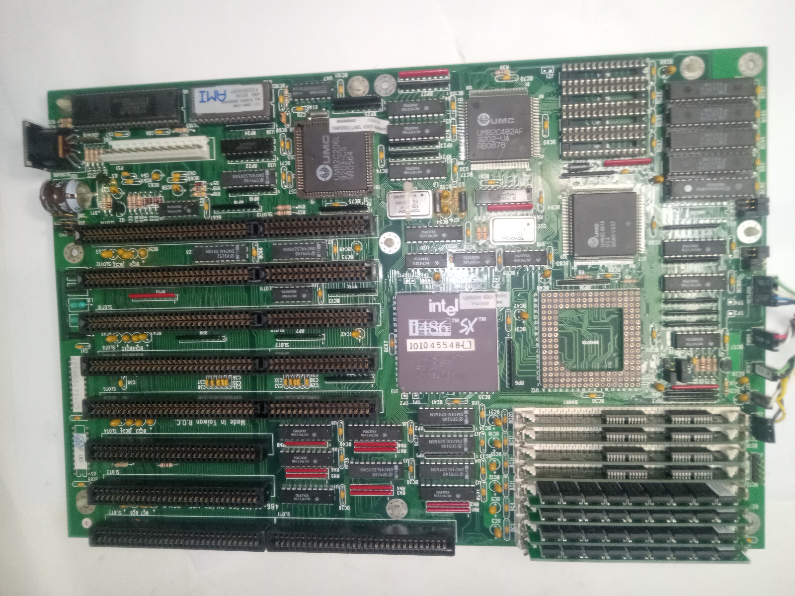 VINTAGE DFI 486-25/33/50 DX/SX UCE i486 SX MOTHER BOARD W/ RAM | eBay