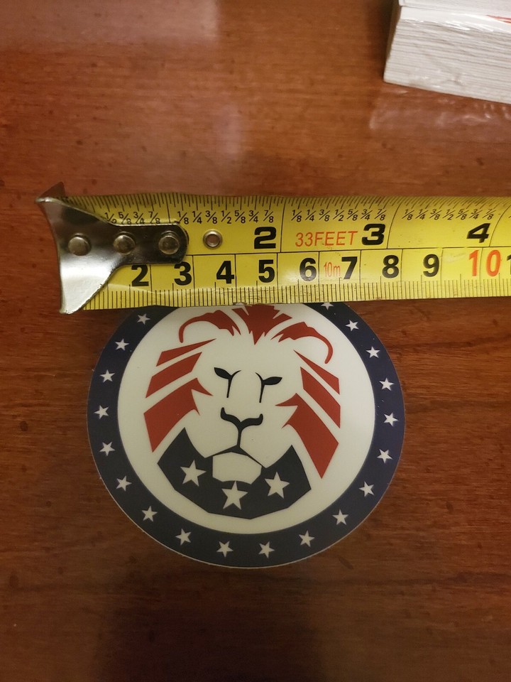 TRUMP 2024 Political Sticker Lion Logo MAGA LION alternative *WORLDWIDE ...