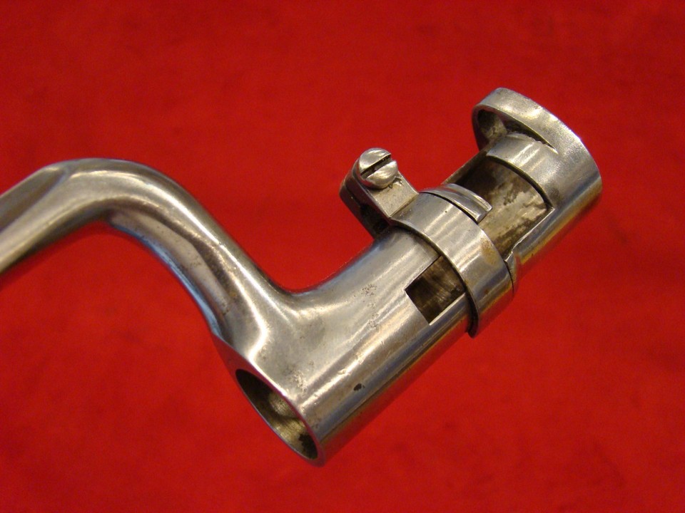 M-1874 TRAPDOOR SPRINGFIELD RIFLE SOCKET BAYONET MARKED "U.S." INDIAN ...